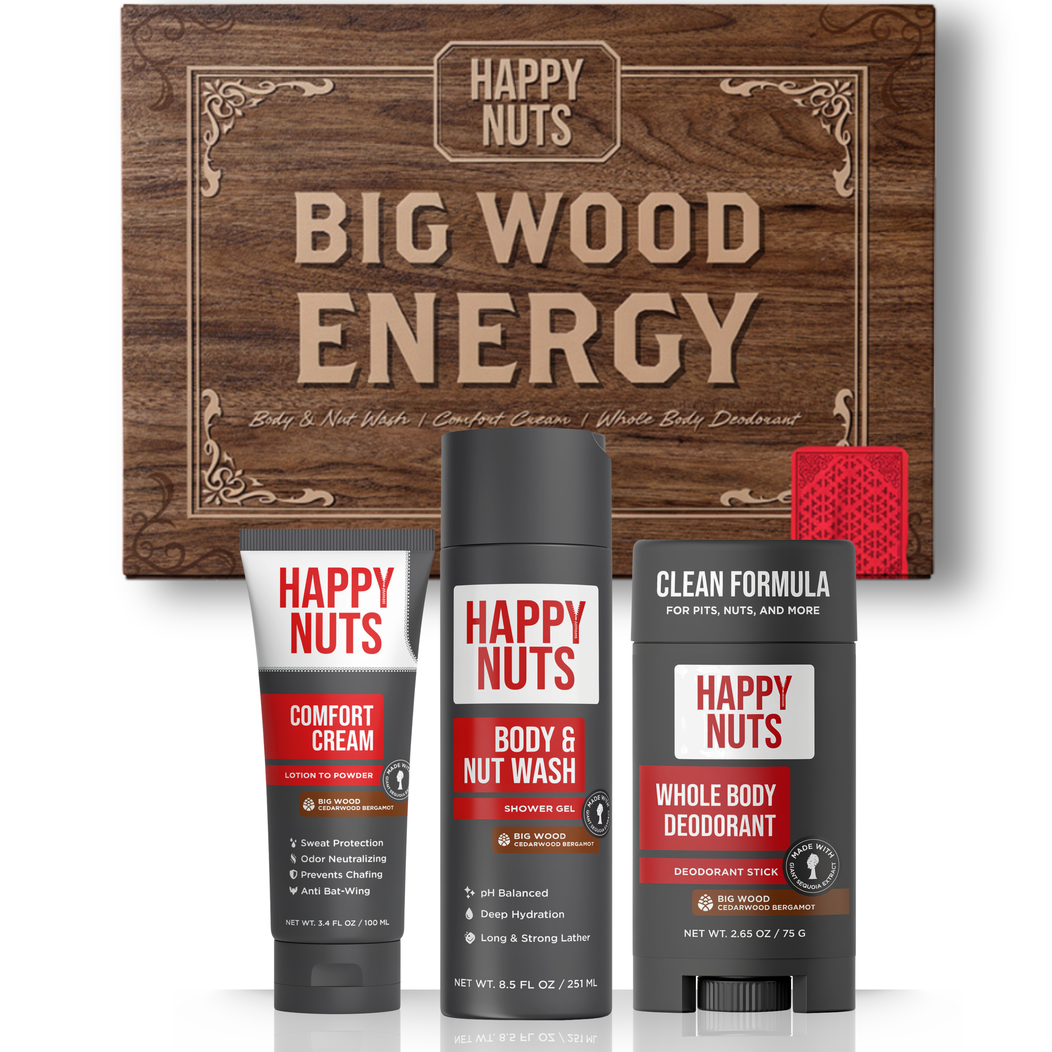 Big Wood Energy Bundle – Happy Nuts