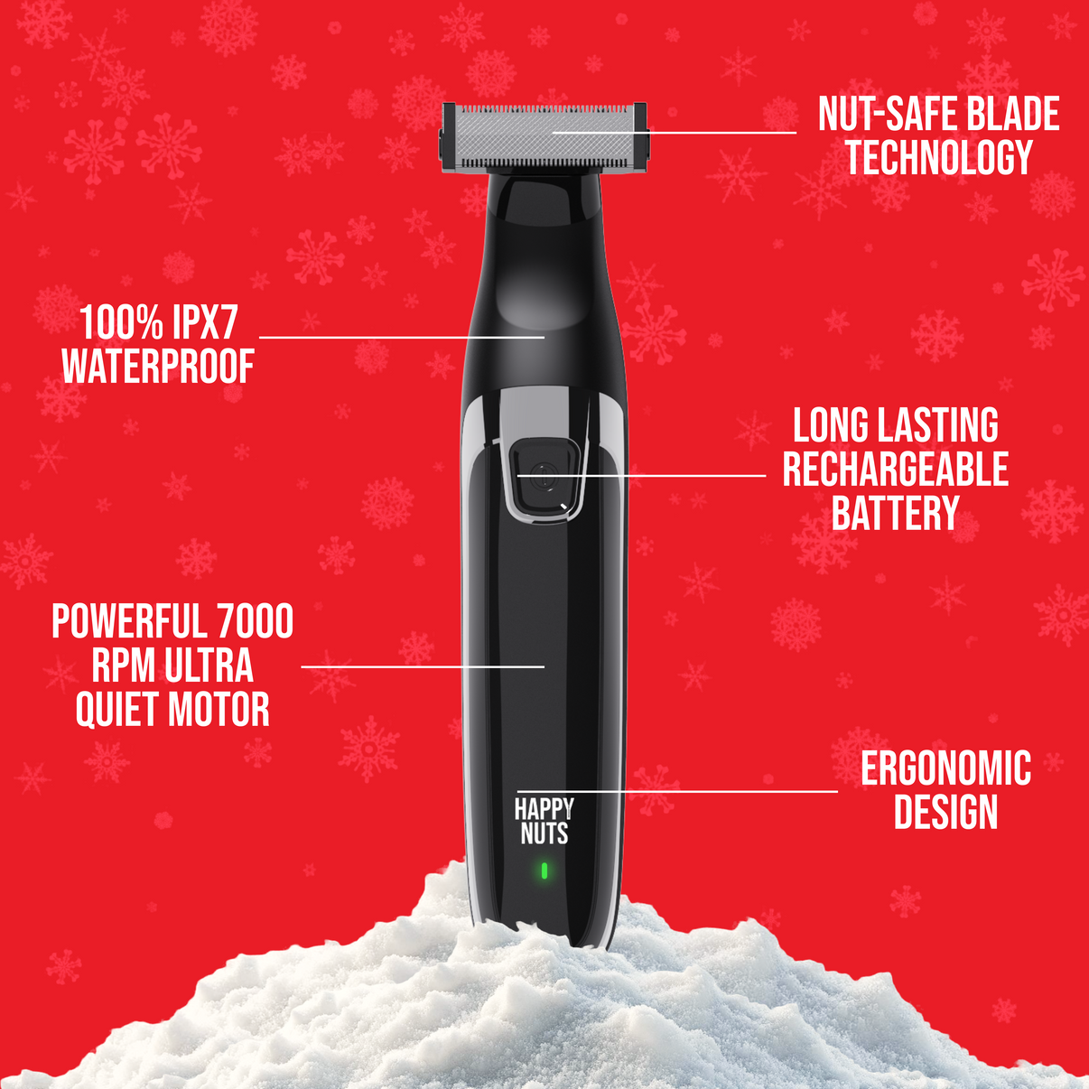 The Ballber - Electric Groin and Pubic Hair Trimmer for Men – Happy Nuts