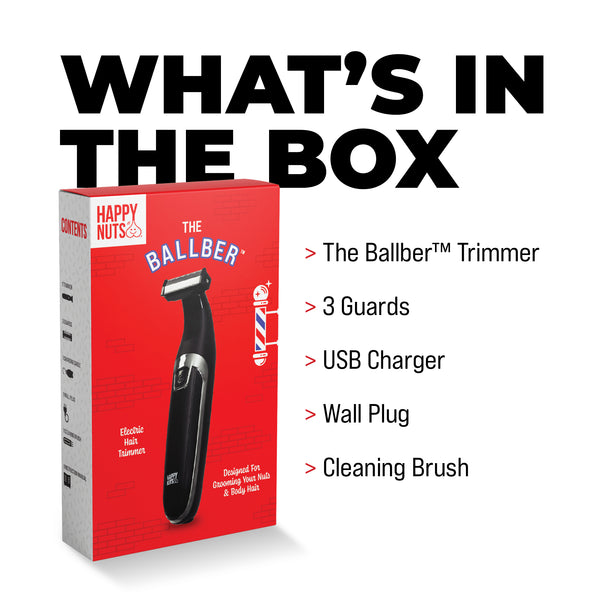 The Ballber - Electric Groin and Pubic Hair Trimmer for Men – HAPPY NUTS
